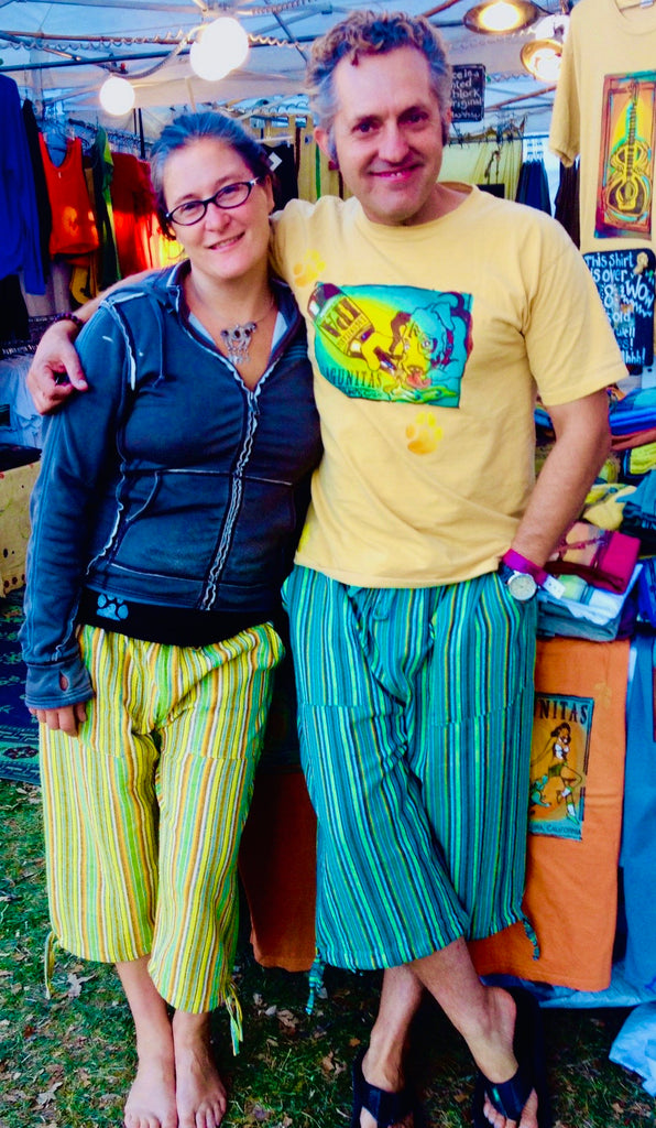 Pescadors, hand woven Mid Calf Pants – Lobos Del Mar Clothing